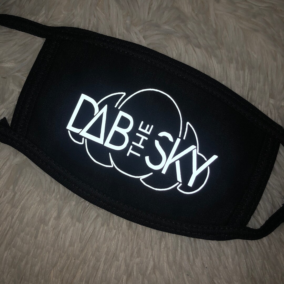 Dab the Sky Mask Reflective Face Mask Rave Mask Festival - Etsy