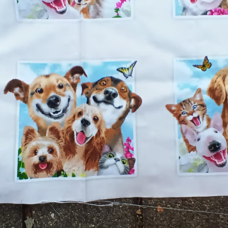 Dog Fabric Panels - Etsy