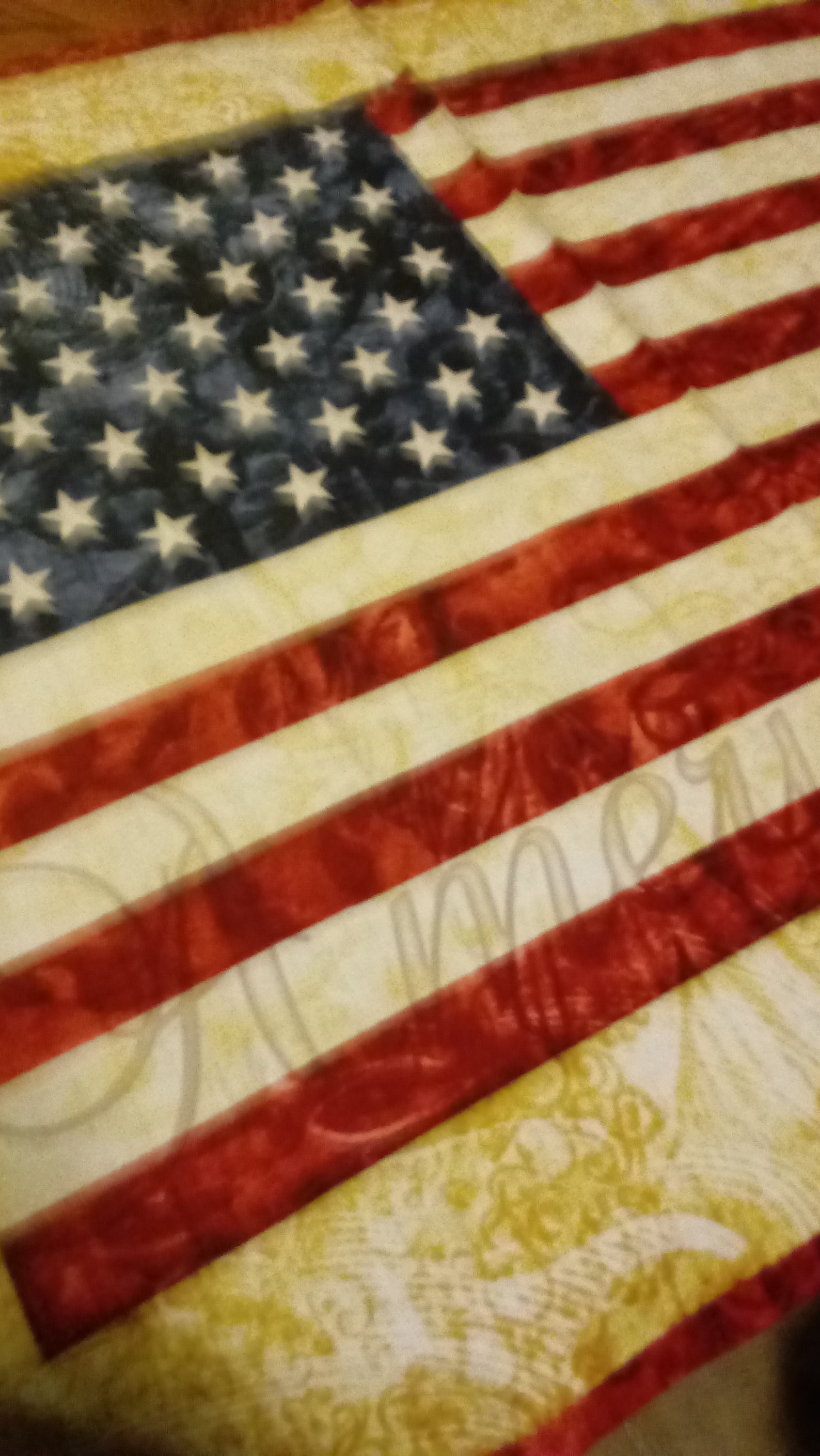 Flag Panel Fabric Dan Morris Design 2016 Quilting Treasures Patriotic ...