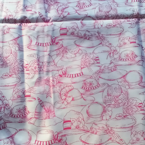 Red Hat Society Fabric - Etsy