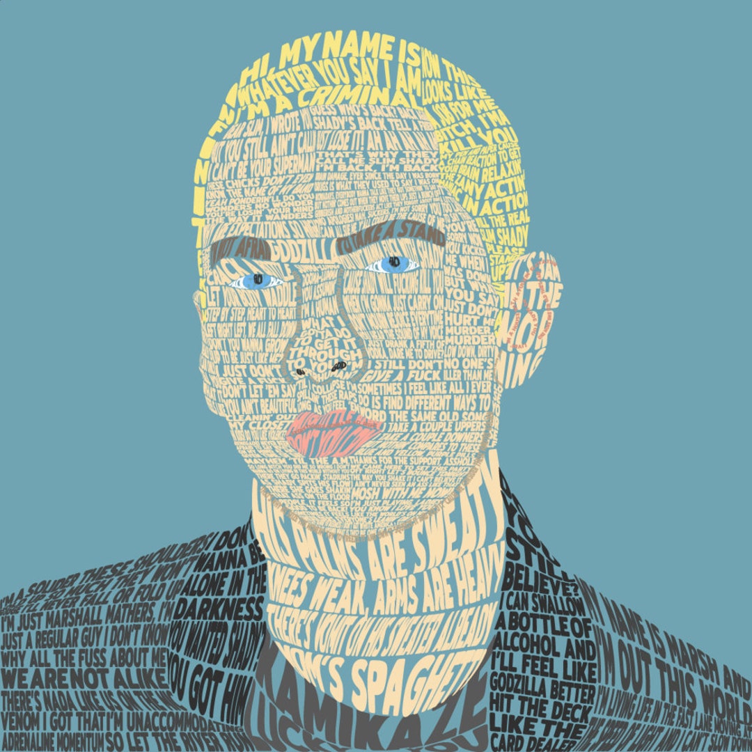 Eminem Canvas - Etsy