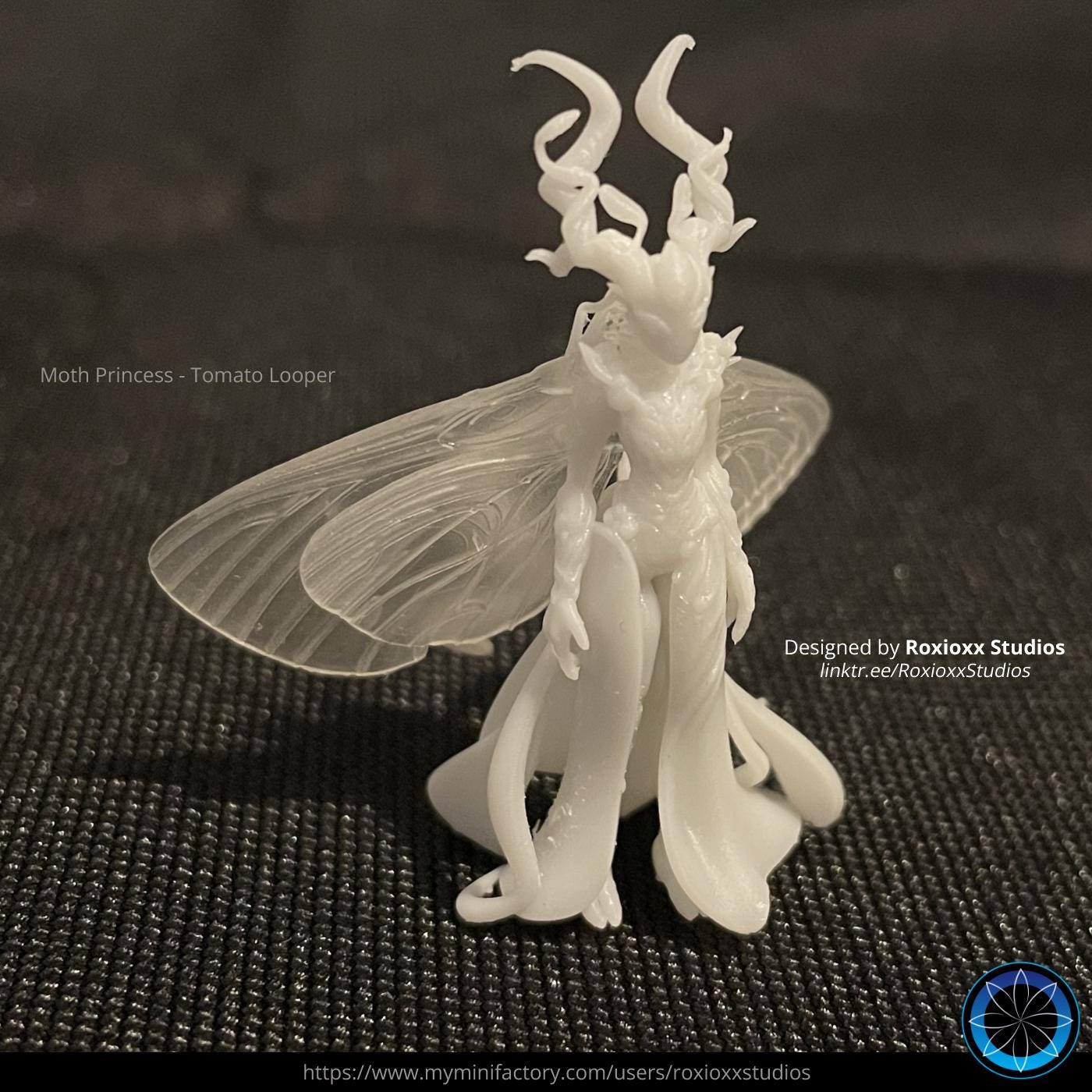Moth Princess - Tomato Looper || 3D Printed Miniature - Etsy