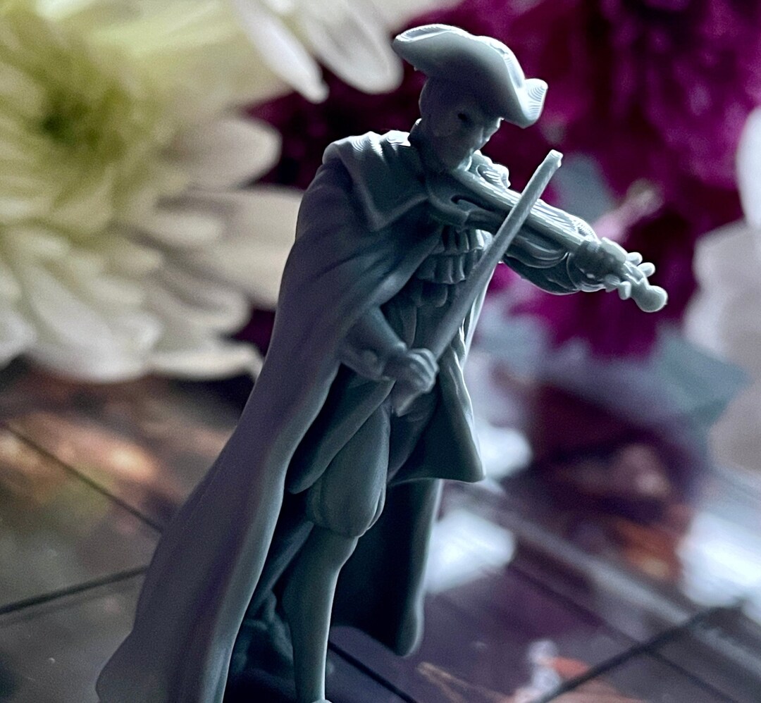 Masked Violinist, Masquerade Serenade || 32mm Scale - Etsy