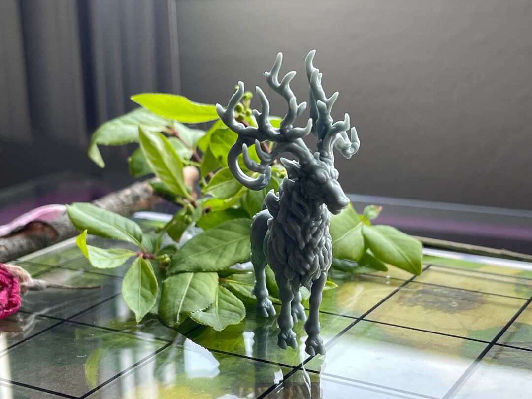 Evil Shadow Stag || the Corrupted Soul of the Forest || 32mm Scale ...