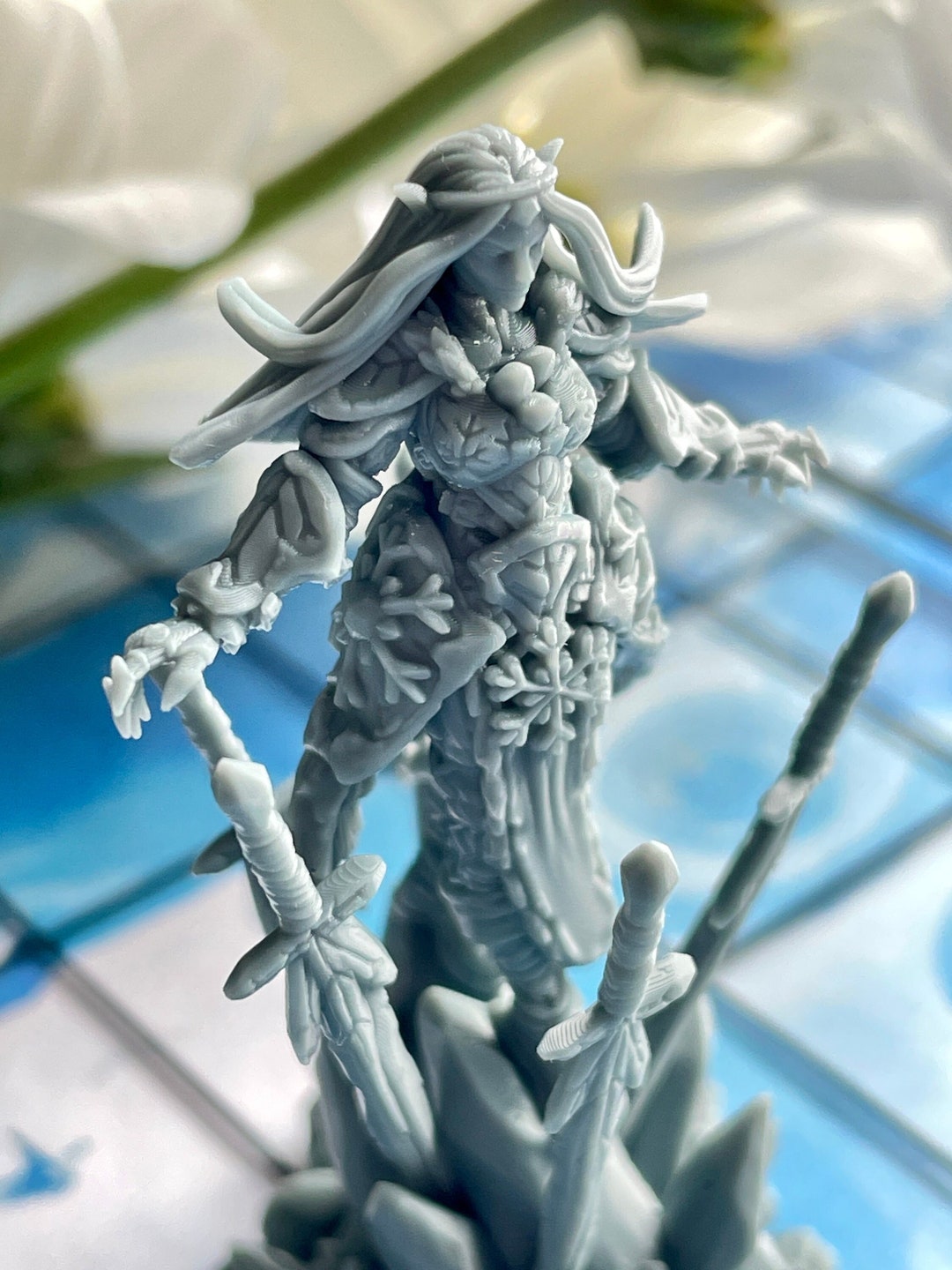 Frost Knight, the Swordsman of the North || Ice Elemental User - Etsy