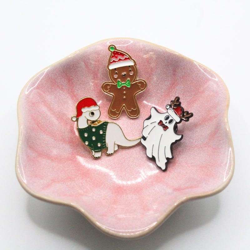 Christmas Enamel Pin - Etsy