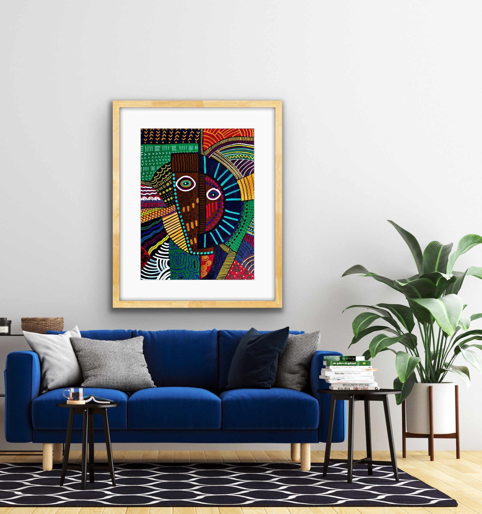 Abstract Black Art, African American Print, Modern Contemporary Print ...