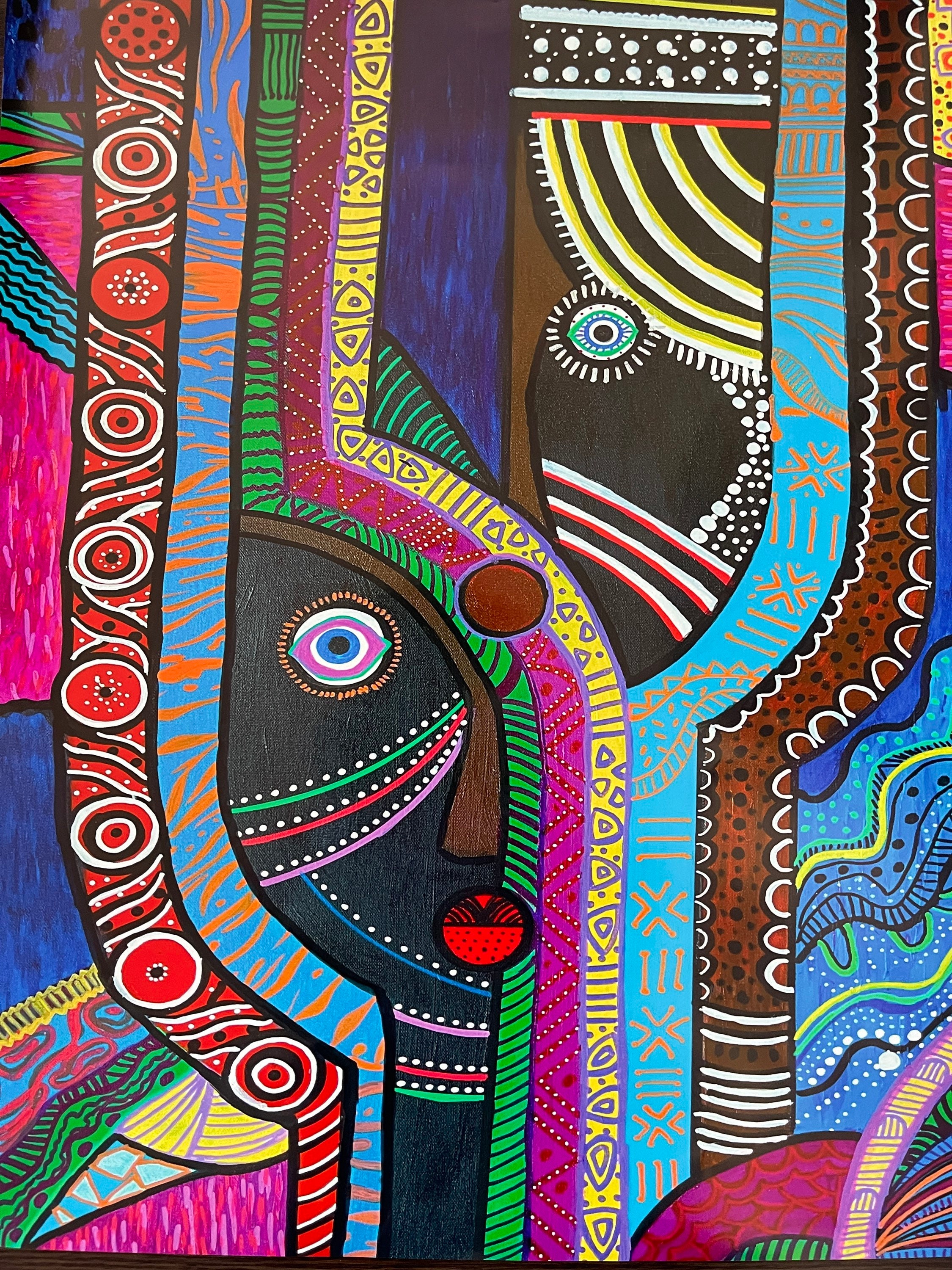 African American Print Abstract Black Art Afrocentric Art - Etsy