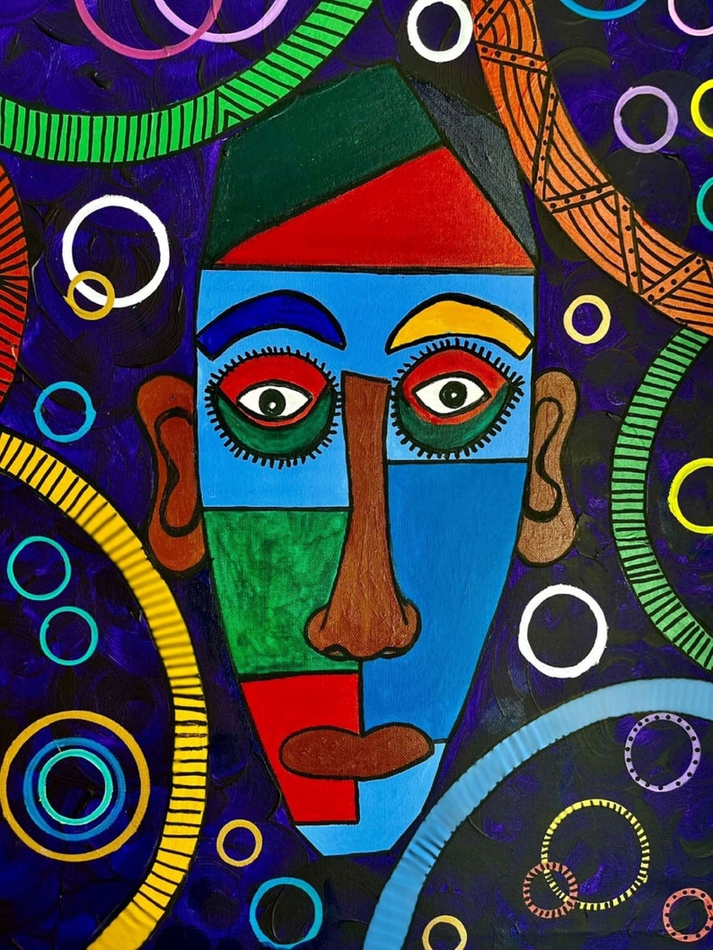 African American Print, Abstract Black Art, Modern Contemporary Print ...