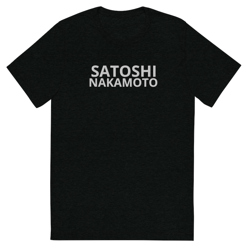 Satoshi Tshirt - Etsy