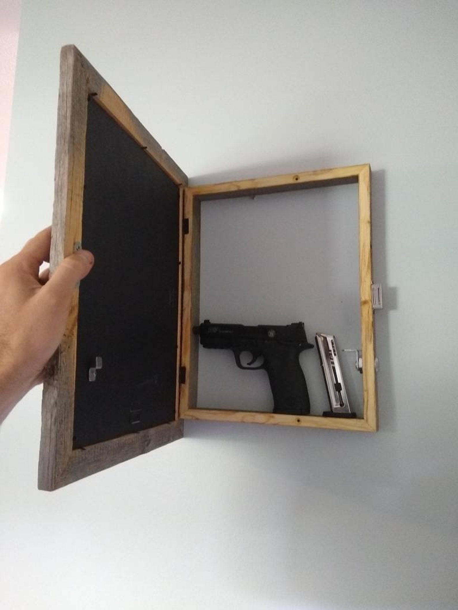 Wood 11 X 14 Picture Frame Gun Case - Etsy