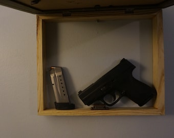 White 8 X 10 Wooden Picture Frame/gun Case - Etsy