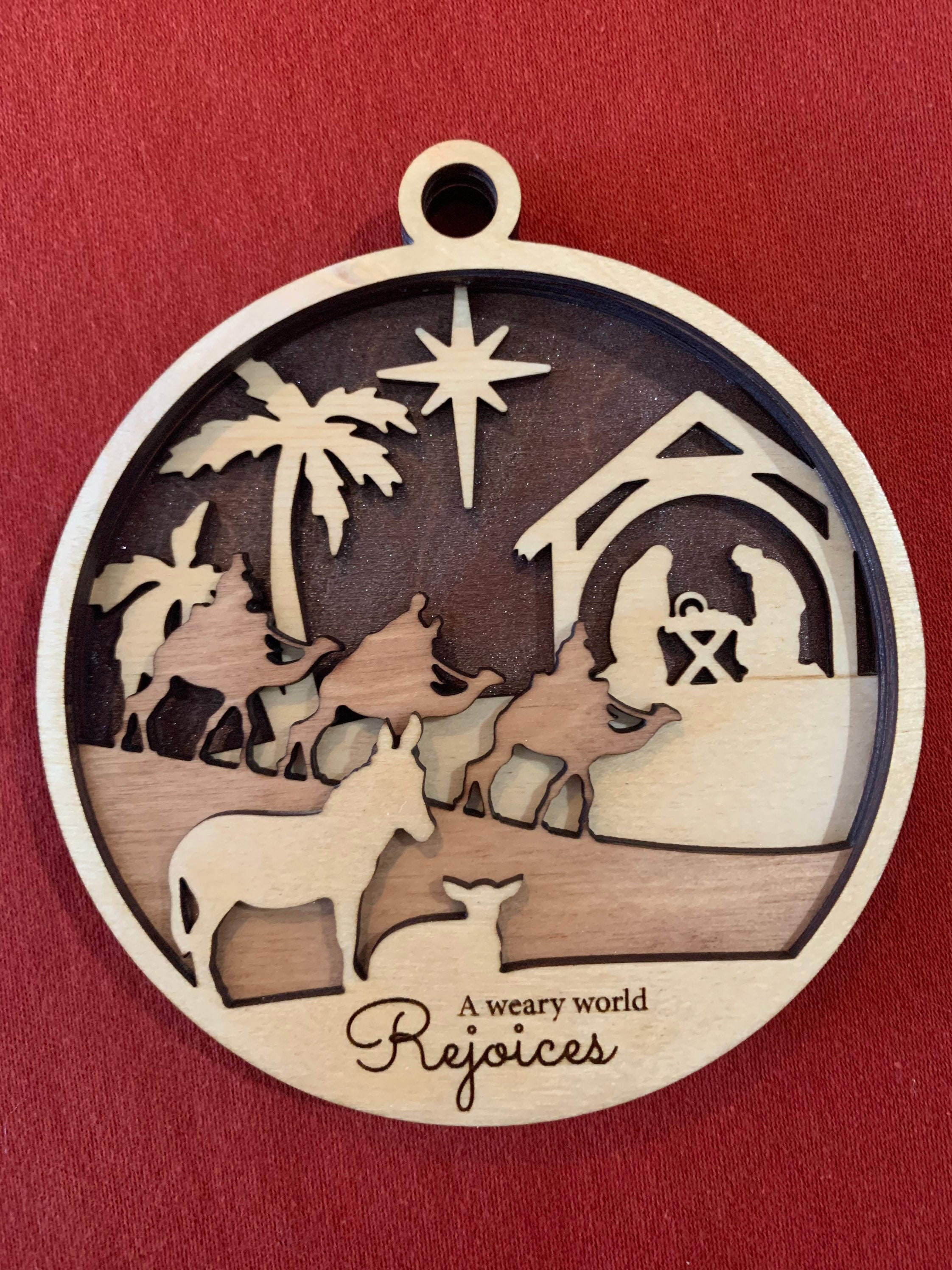 Nativity Ornament - Etsy