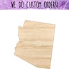 Ohio State Cut Out, OH Wooden Cut Out, Laser Cut State, Ohio Wood ...