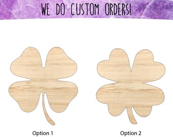 Wooden Clover Shape - Etsy