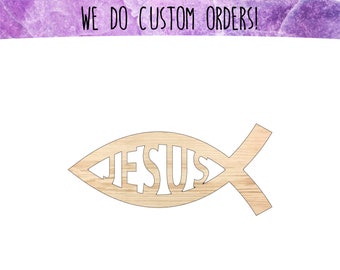 Fish Wood Cutout - Etsy