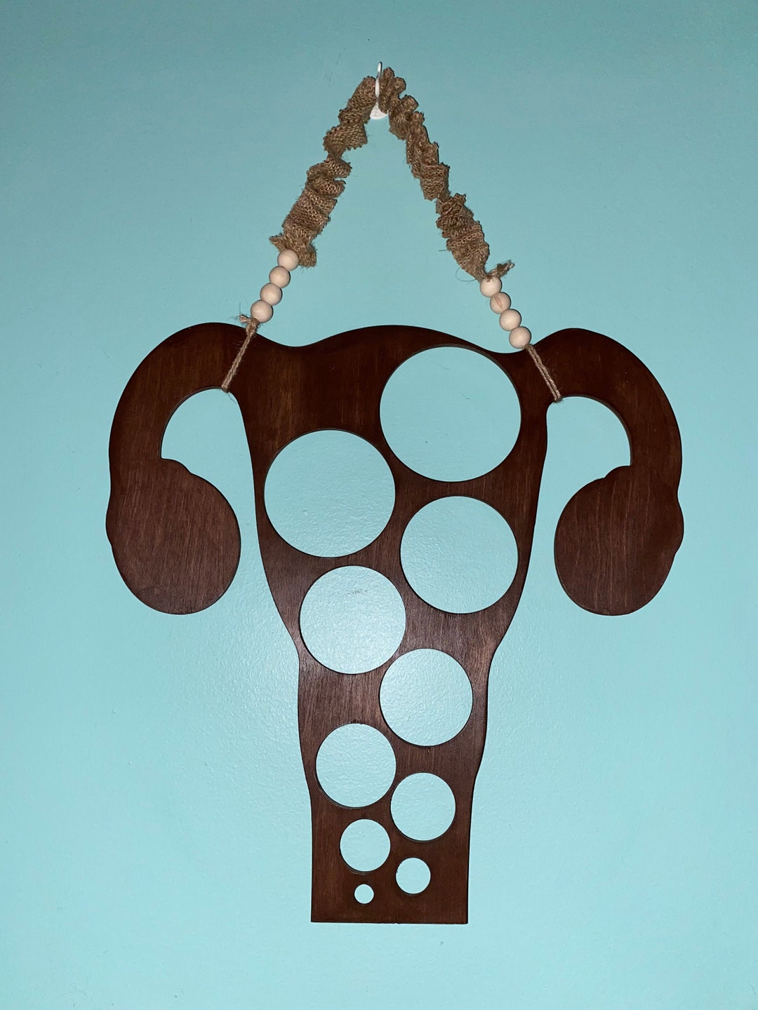 Cervical Dilation Measurment Board, Doula Board, Wooden Dilation Chart ...