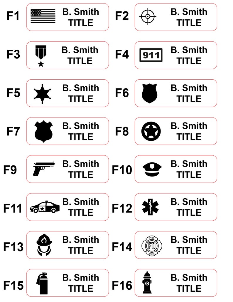 Veteran Name Tags Army Name Badge Recruiter Name Pin Coast - Etsy