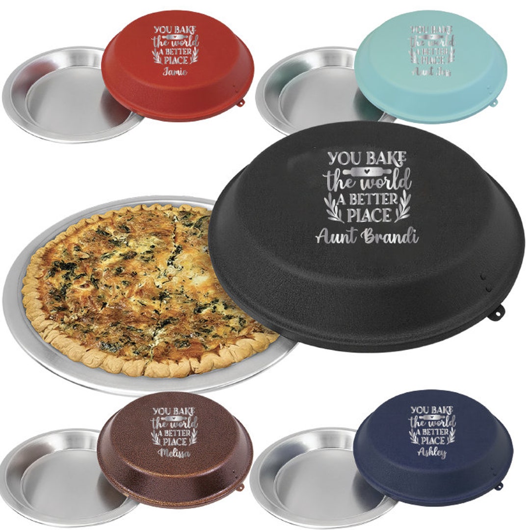 Custom Pie Pan Cover, Engraved Pie Cap, Personalized Pie Lid, Laser ...