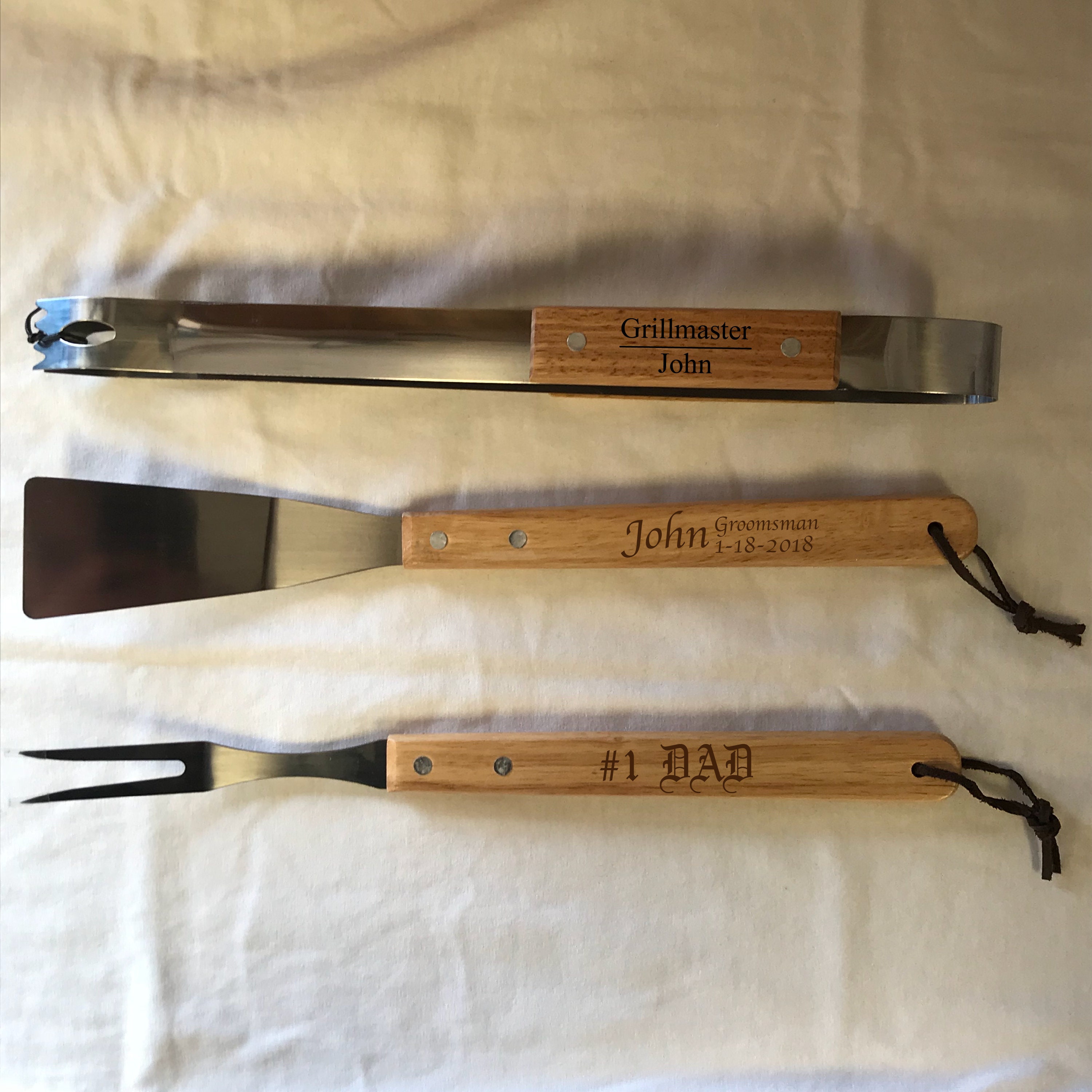 Personalized Grill Set Personalized BBQ Set Grilling Tools - Etsy