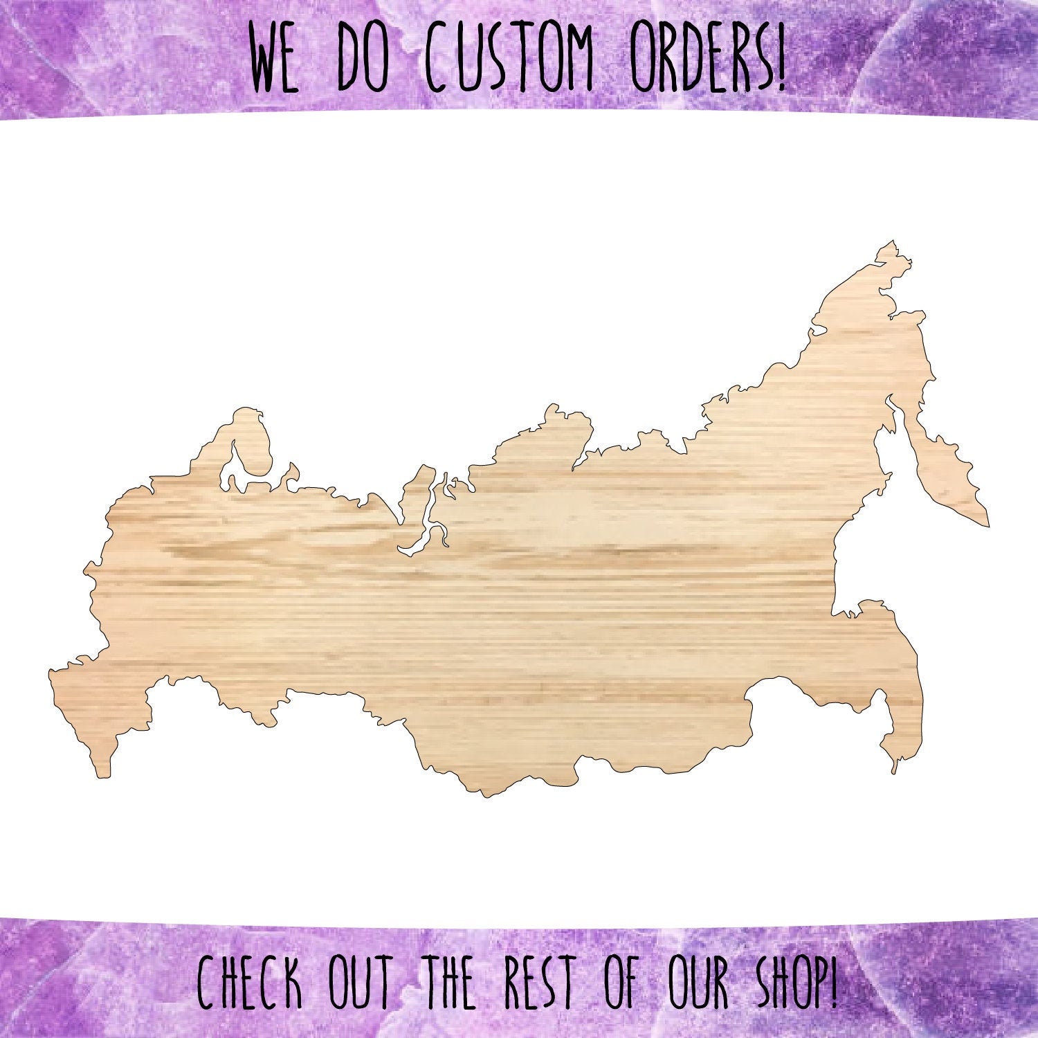 Russia Cutout, Russia Cutout, Country Cutout, Russia Cutout, Unfinished ...