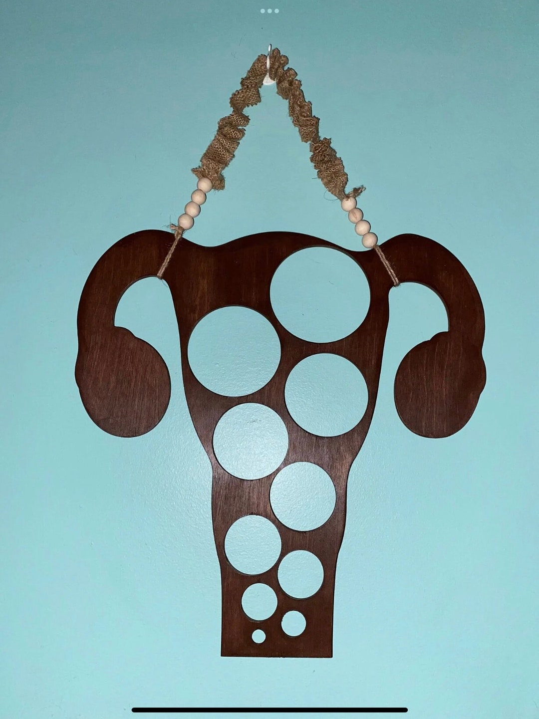 Cervical Dilation Measurment Board, Doula Board, Wooden Dilation Chart ...