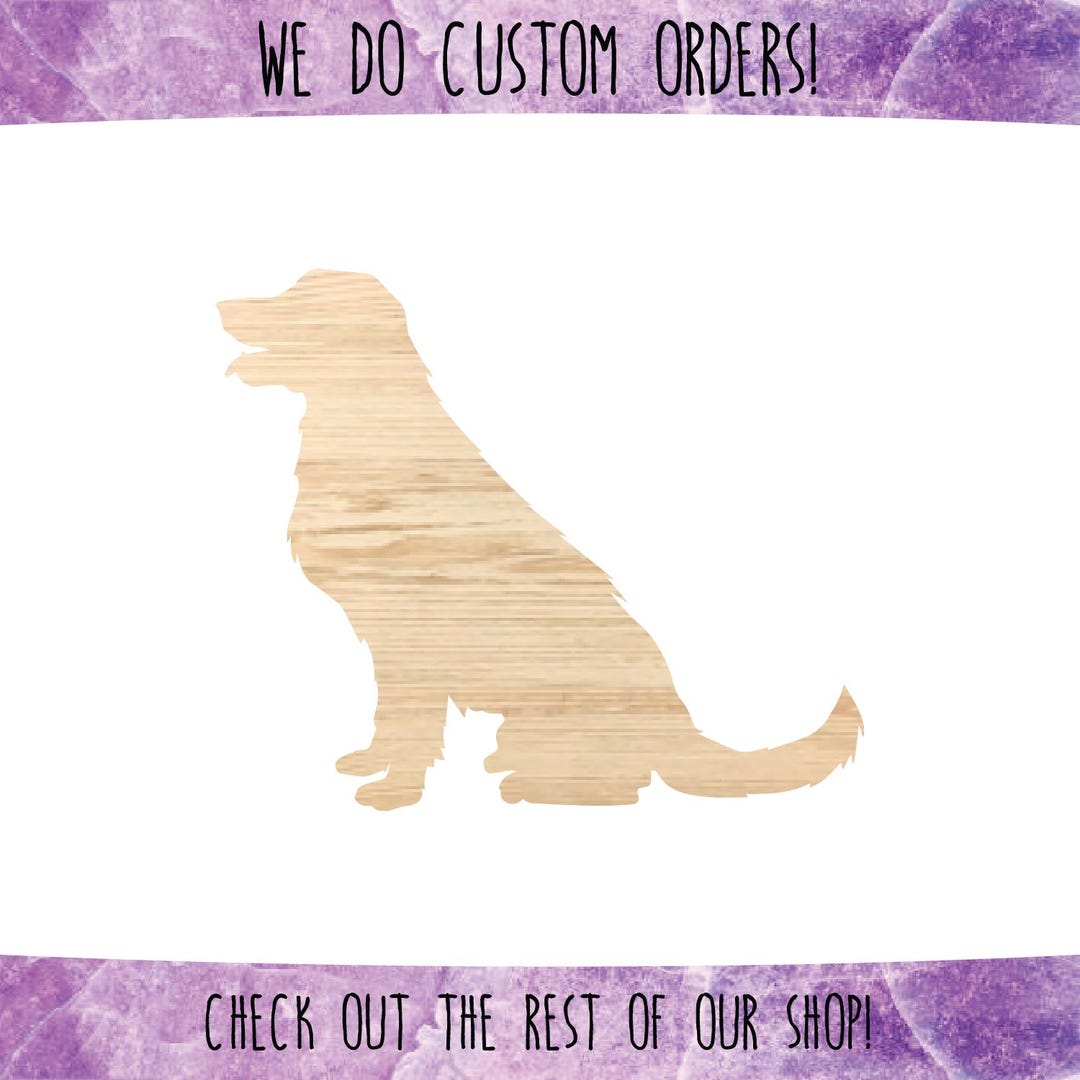 Dog Wood Cut Out, Dog Wooden Shape, Wood Shape, Dog Cutout, Wood Cutout ...