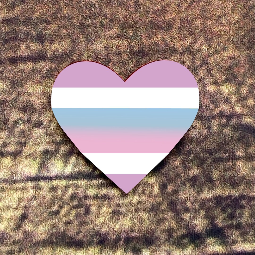 Intersex Pride Pin, Heart Shaped Pride Pin, Rainbow Pride Pin, LGBTQ ...