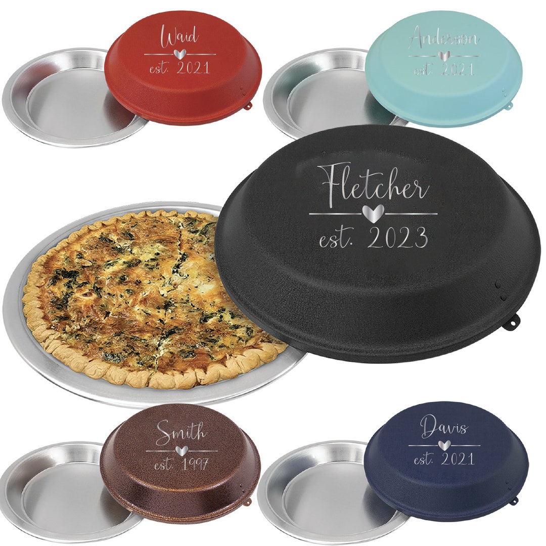 Custom Pie Pan Cover, Engraved Pie Cap, Personalized Pie Lid, Laser ...
