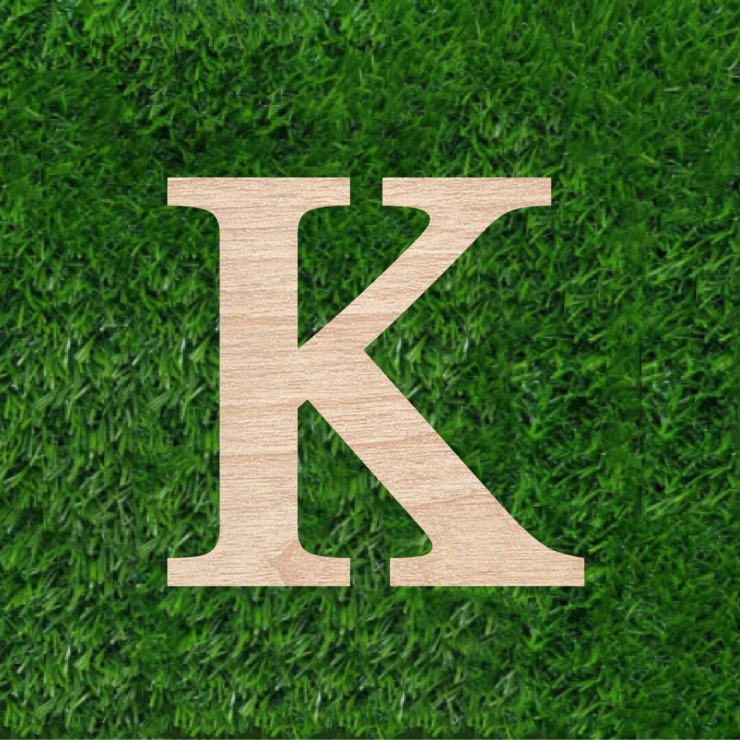 Greek Letter Kappa Wood Cut Out Greek Letter Cutouts Greek - Etsy