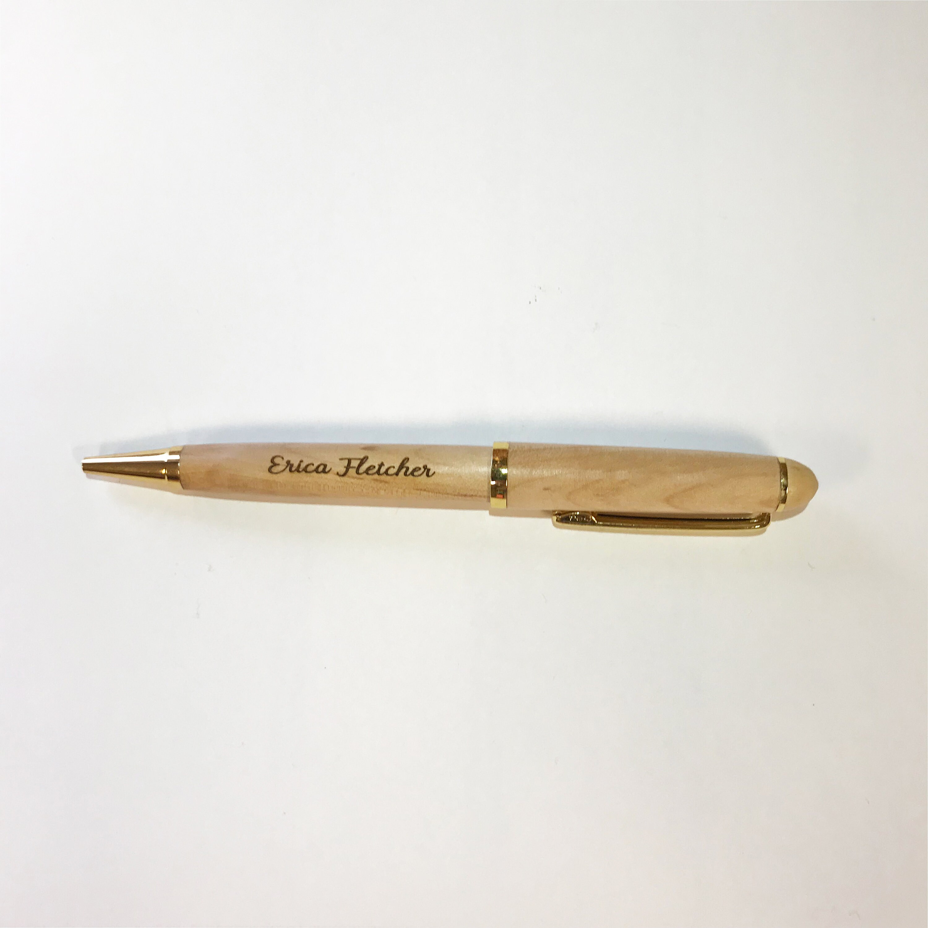Personalized Engraved Wood Ballpoint Pen FREE Engraving - Etsy