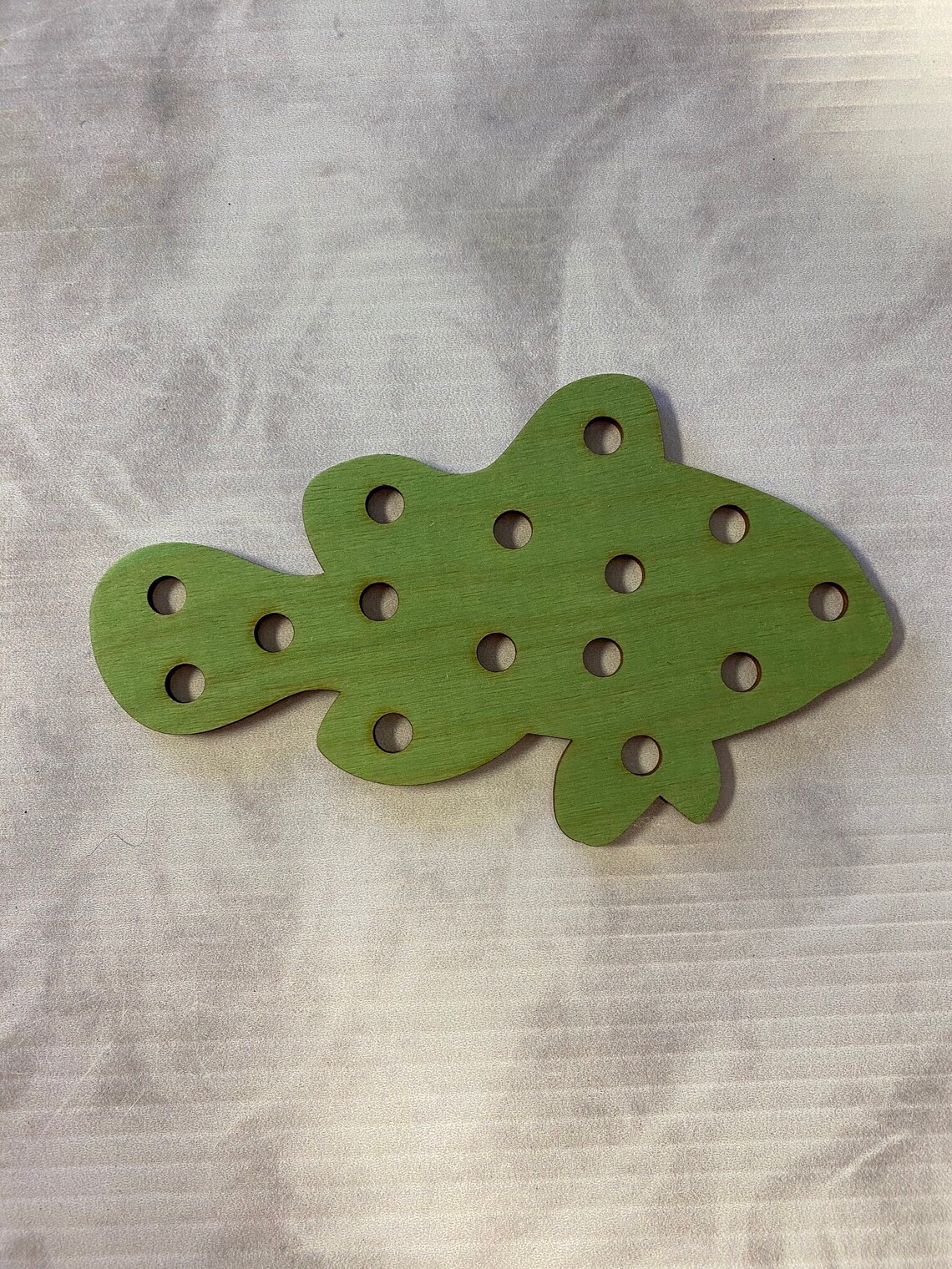 Wood Fish Lacing Board Fish Shaped Busy Board Wood Lace - Etsy