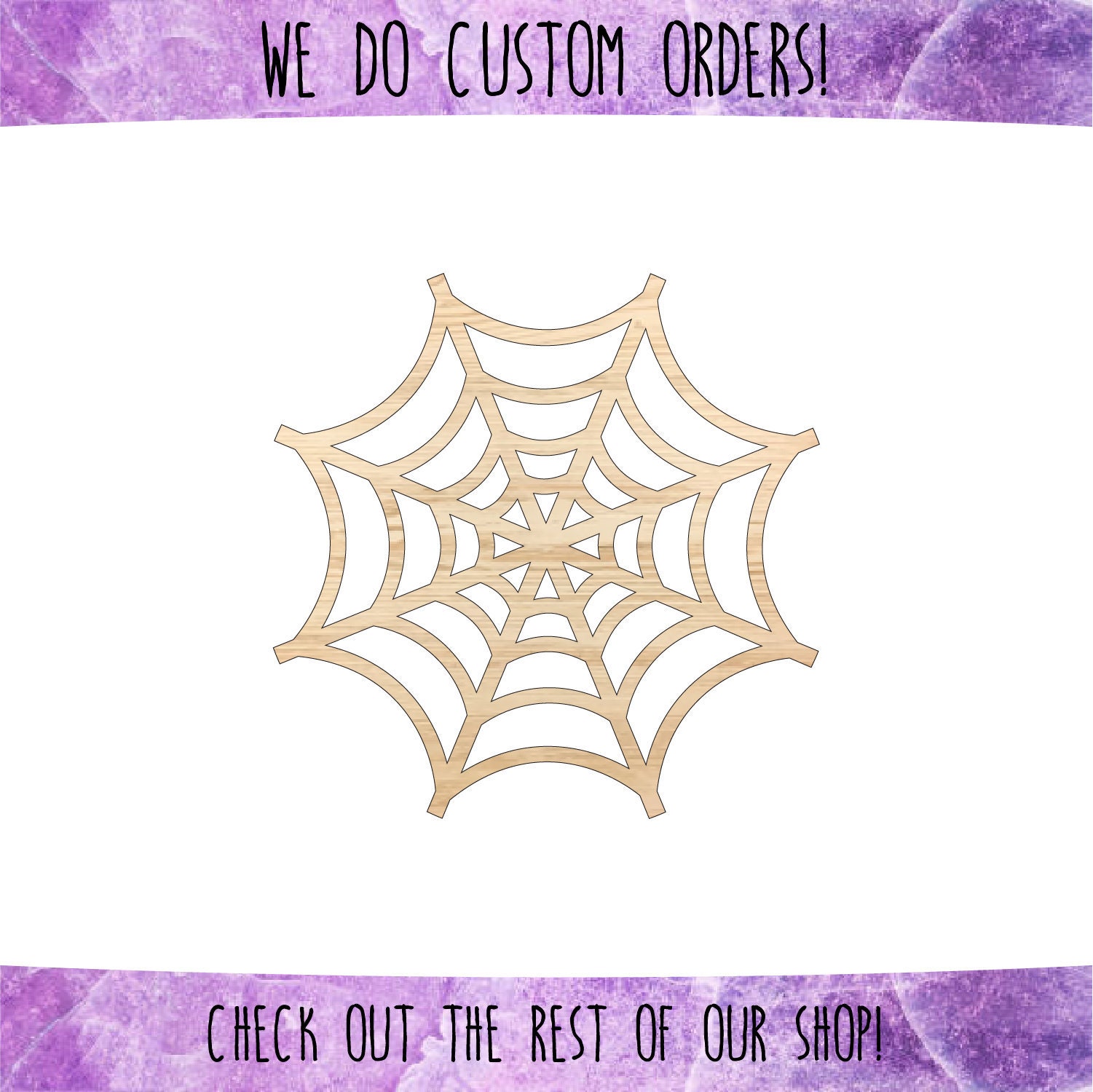 Spider Web Wood Cut Out Spider Web Wooden Shape Spider Wood - Etsy