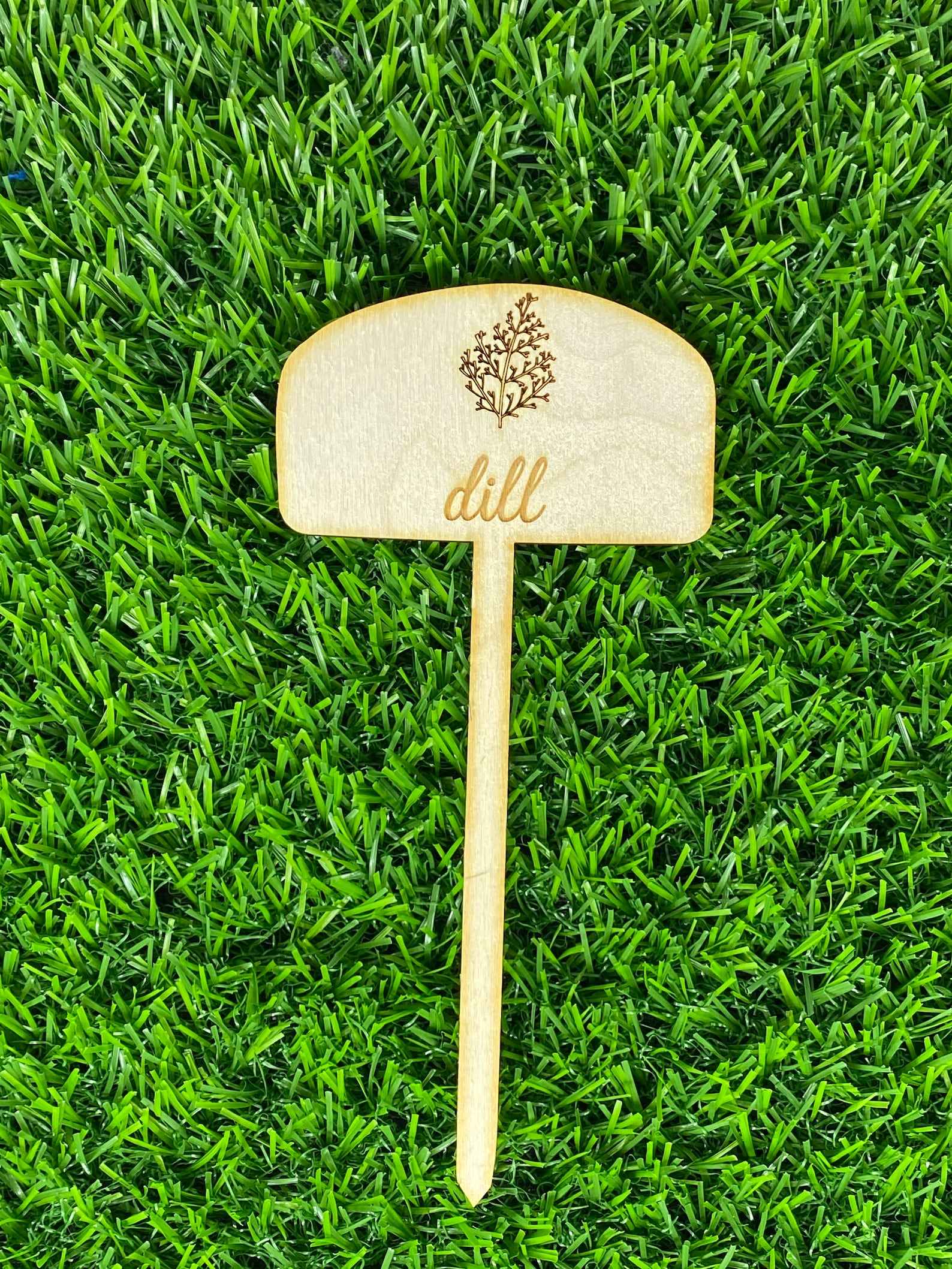 Wood Garden Markers, Wooden Plant Stakes, Custom Plant Markers for and ...
