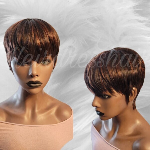 Pixie Wigs for Black Women - Etsy