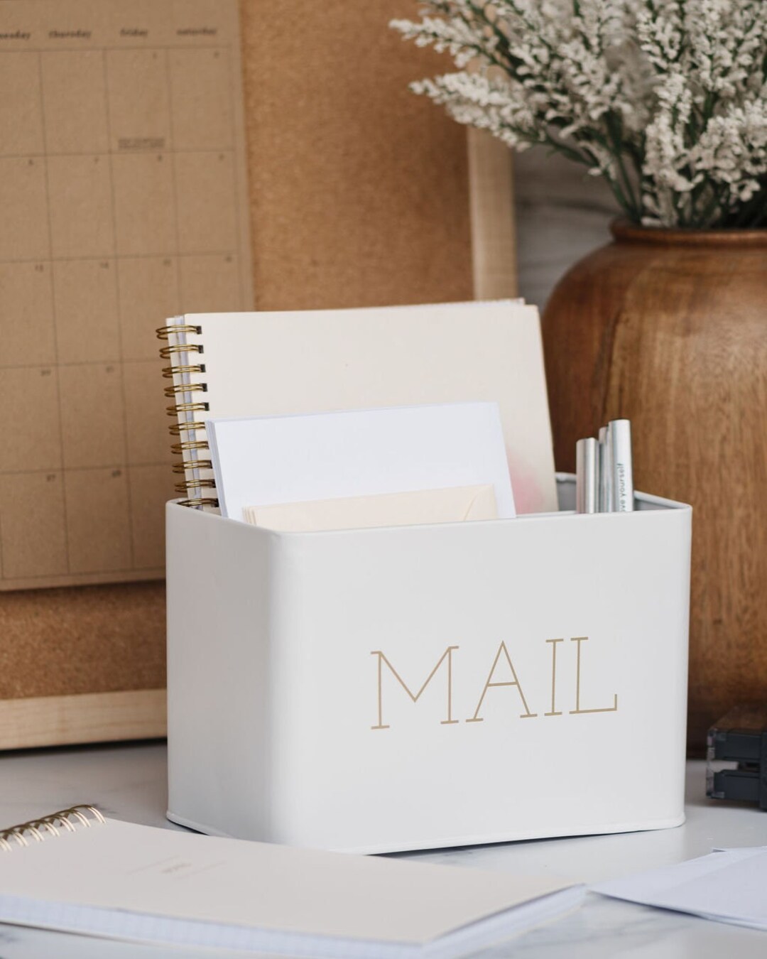 MODERN MAIL ORGANIZER, Mail Holder, Home Office Desk Organizer ...