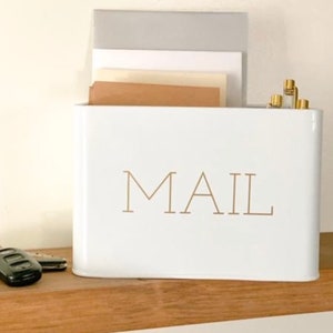 MODERN MAIL ORGANIZER, Mail Holder, Home Office Desk Organizer ...