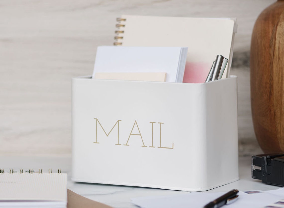 MODERN MAIL ORGANIZER Mail Holder Home Office Desk - Etsy