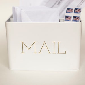 MODERN MAIL ORGANIZER, Mail Holder, Home Office Desk Organizer ...