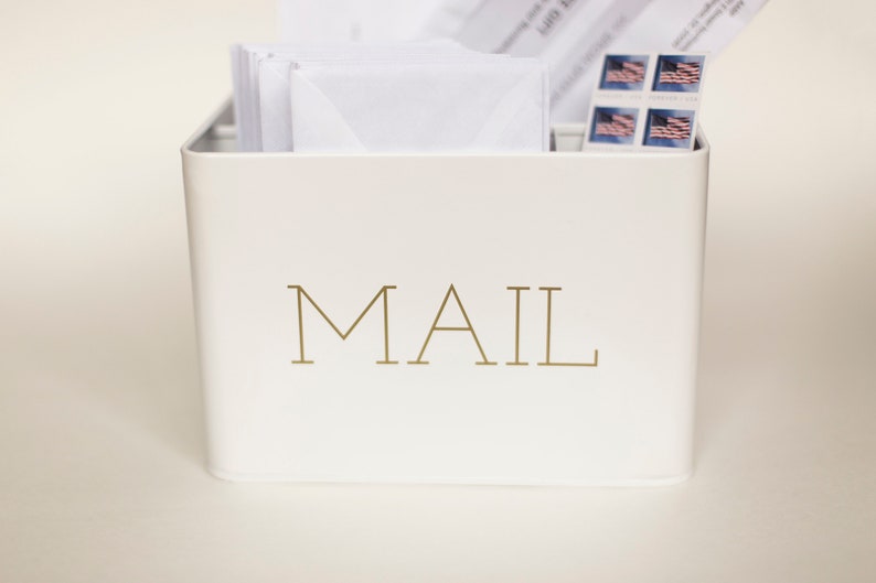 MODERN MAIL ORGANIZER Mail Holder Home Office Desk - Etsy