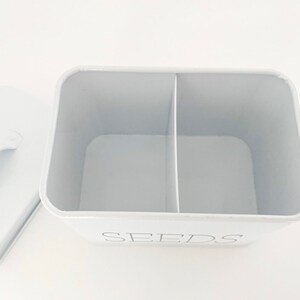 SEEDS TIN BOX Farmhouse Kitchen Décor Gardening Organization - Etsy