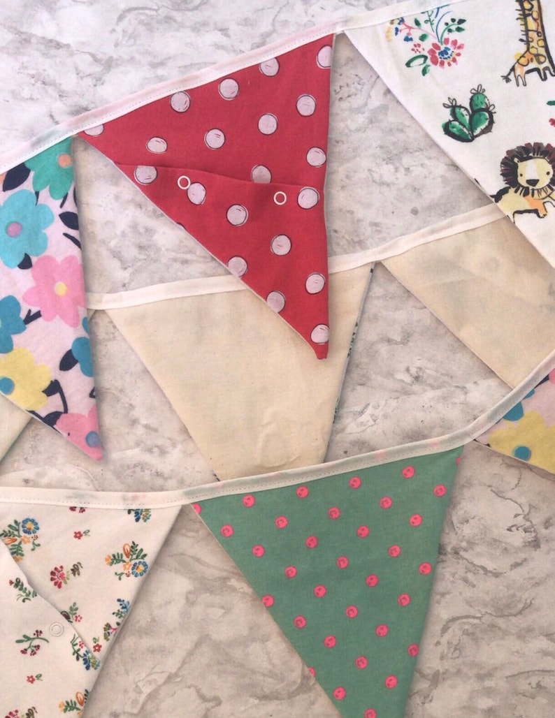 Bunting - Memory Keepsake Made From Your Babies Outgrown Precious ...