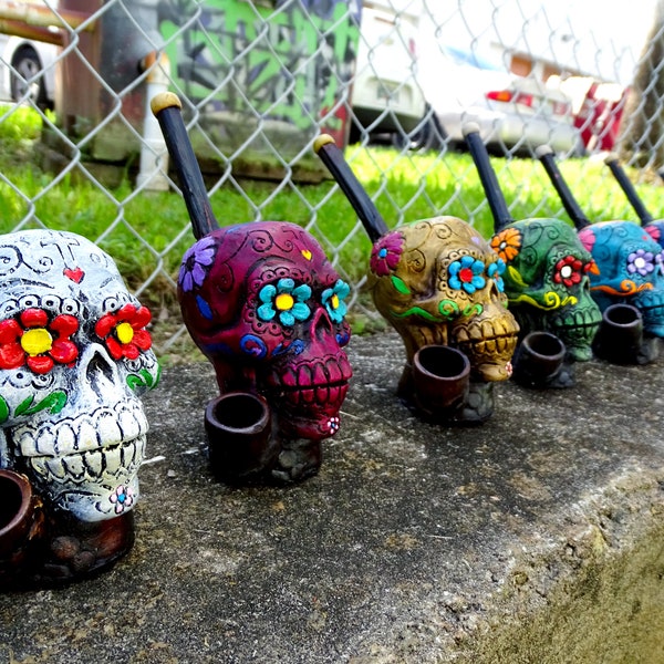 Skull Pipe - Etsy