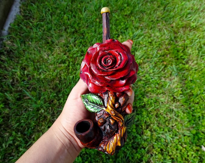 Rose pipe - Etsy