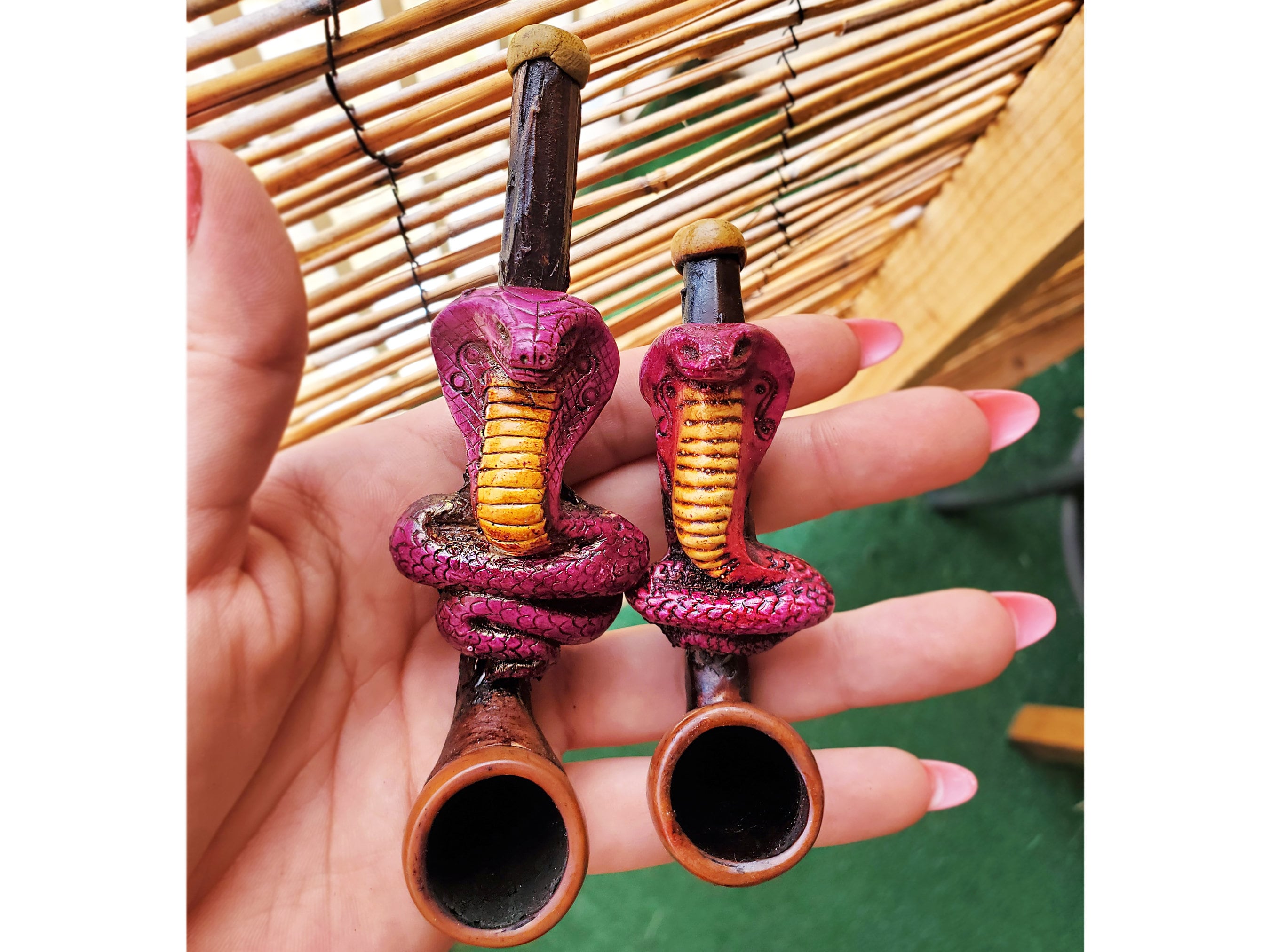 Cobra Snake Tobacco Smoking Hand Pipe Handmade Animal Pipe | Etsy