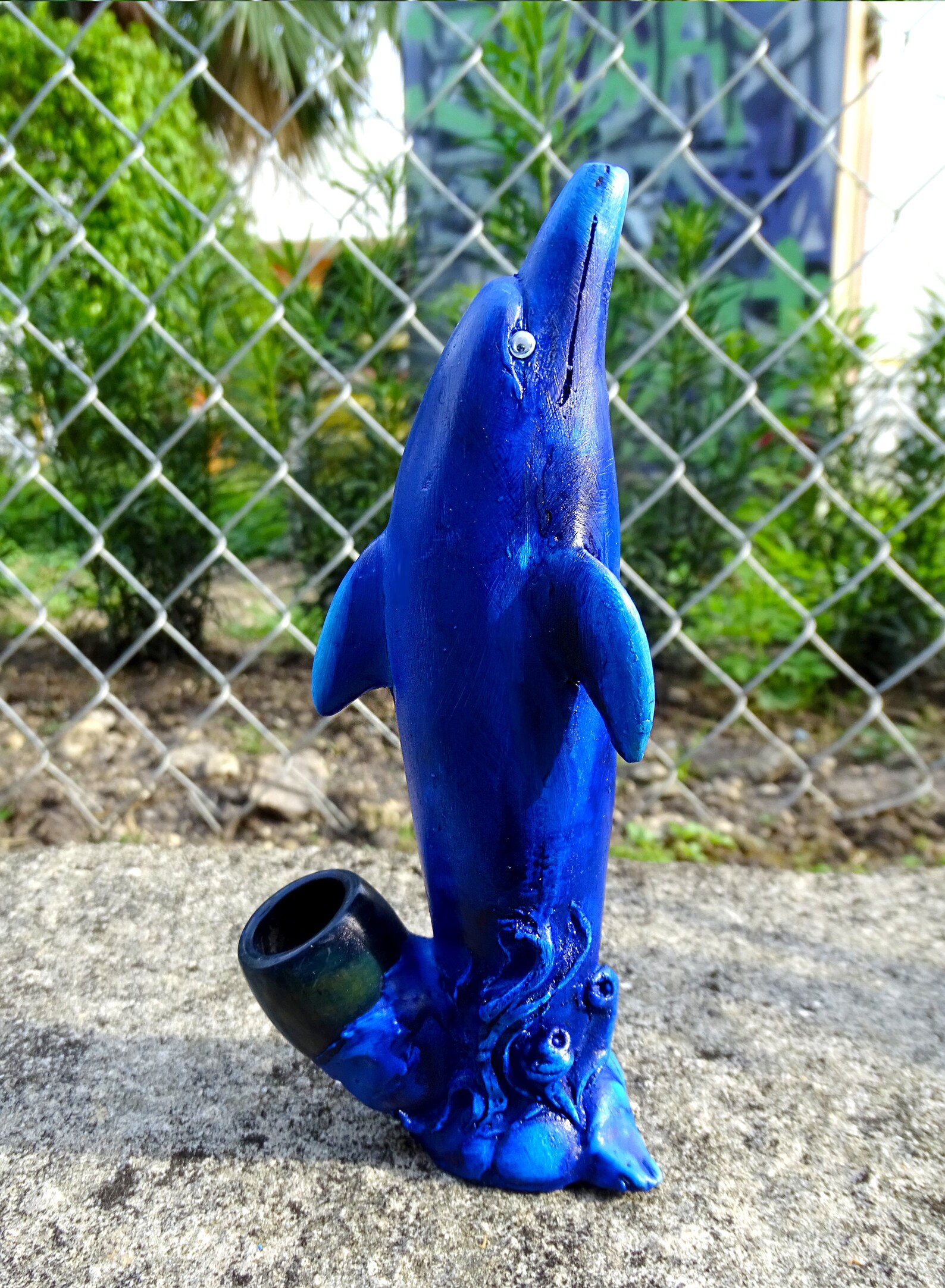 Dolphin Tobacco Smoking Pipe Handmade Sea Animal Natural - Etsy
