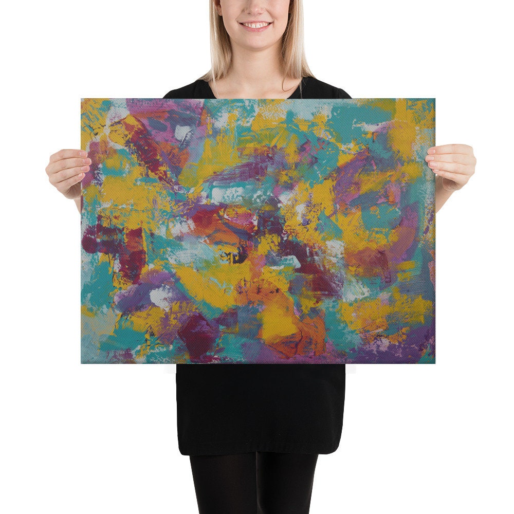 The Promise of Spring Original Abstract Painting Canvas Print - Etsy