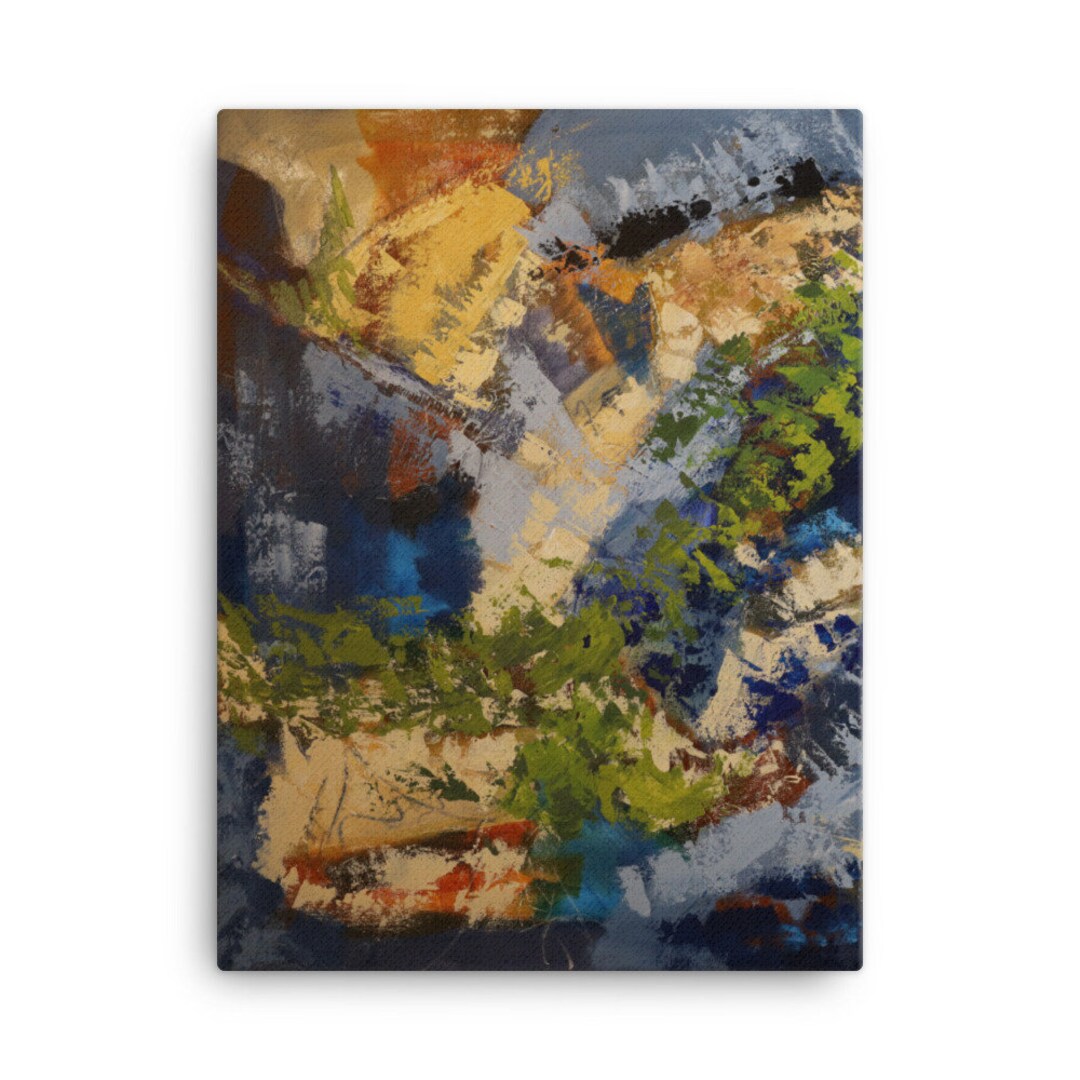 Abstract No. 210322 - Abstract Expressionist Original Painting Canvas ...