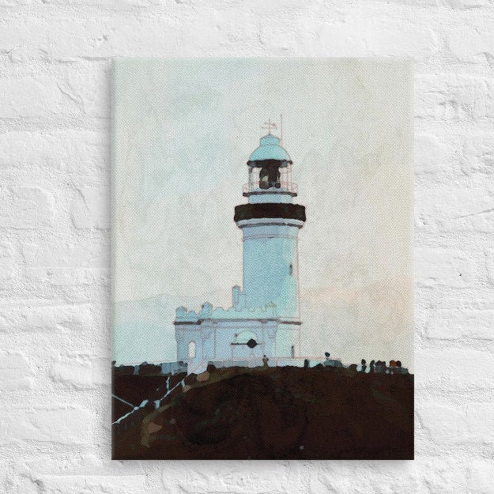 Byron Bay Light - Australia Original Painting Canvas Print Giclee - Etsy