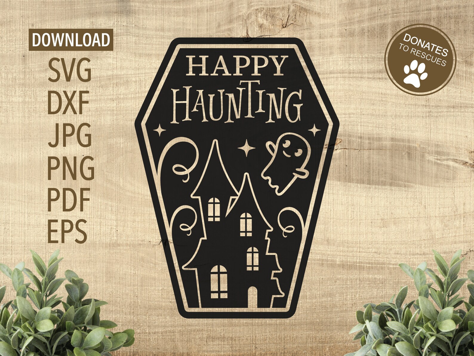 Happy Haunting SVG Halloween SVG Cricut Silhouette More - Etsy